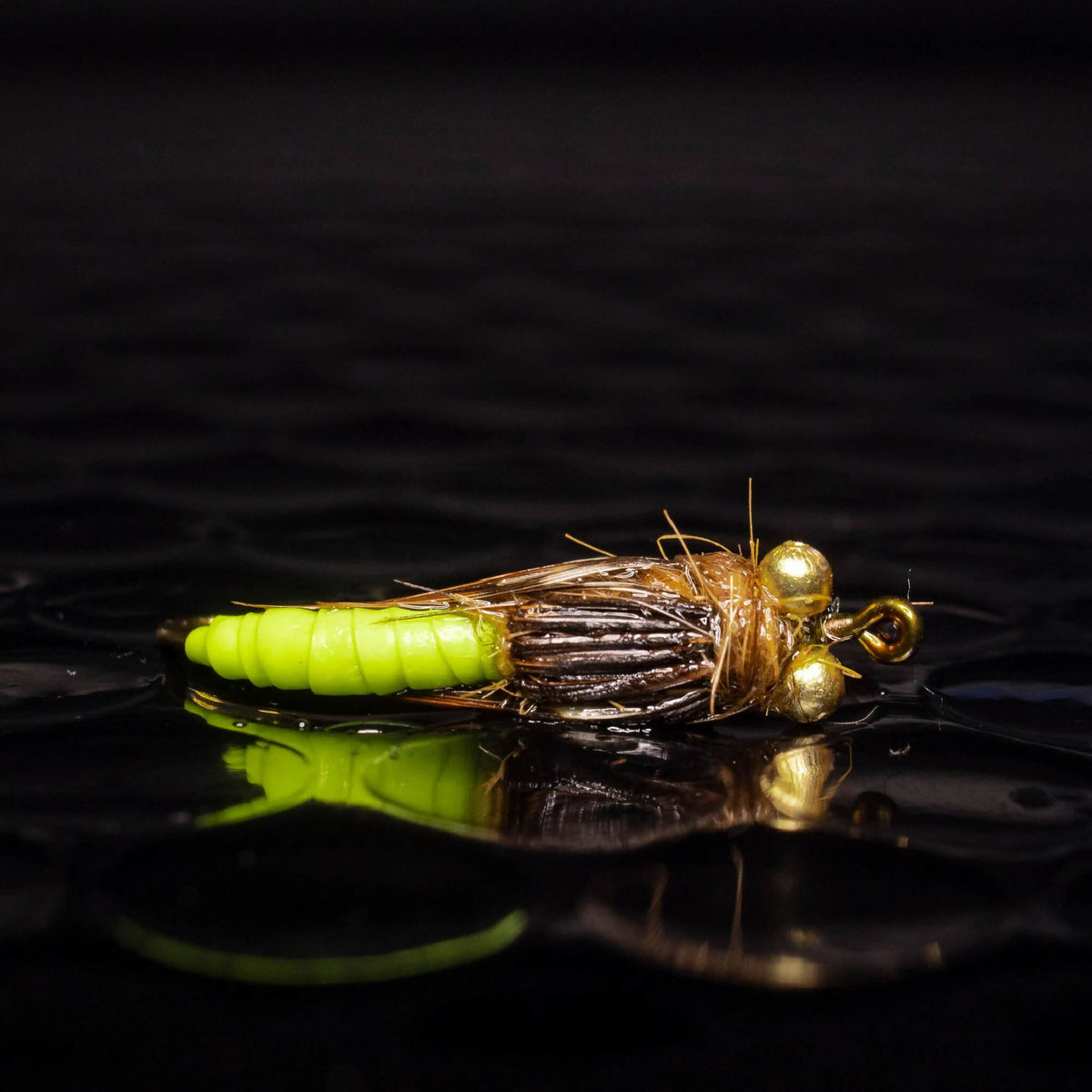 3 caddi pupa + 1 FREE random fly — Rubber larva for fly fishing perfect ...