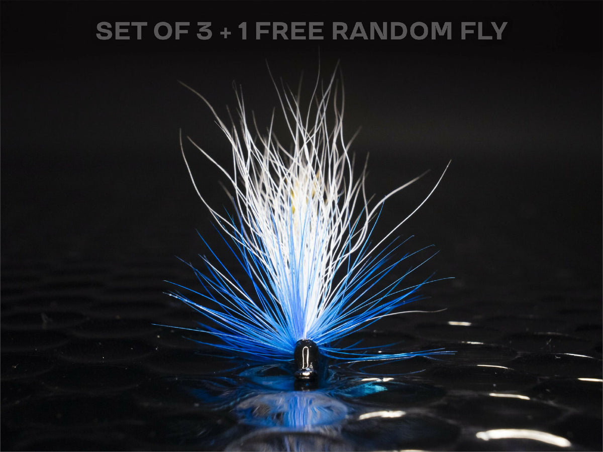 3 Big Intervale Blue + 1 FREE random salmon fly — Salmon fly fishing ...