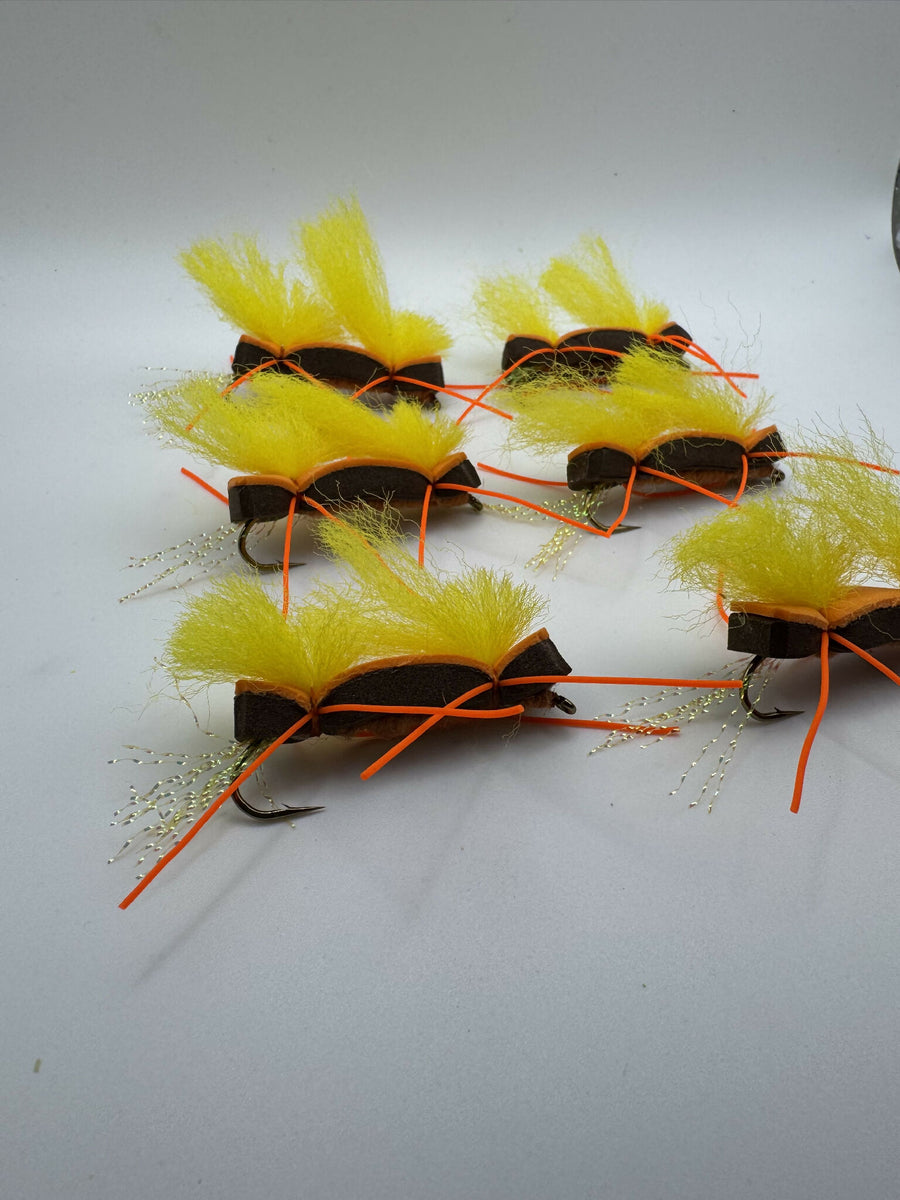 Chubby Chernobyl Fly-Set of 6 - Little Egypt Fly Co. - Tied In The USA ...