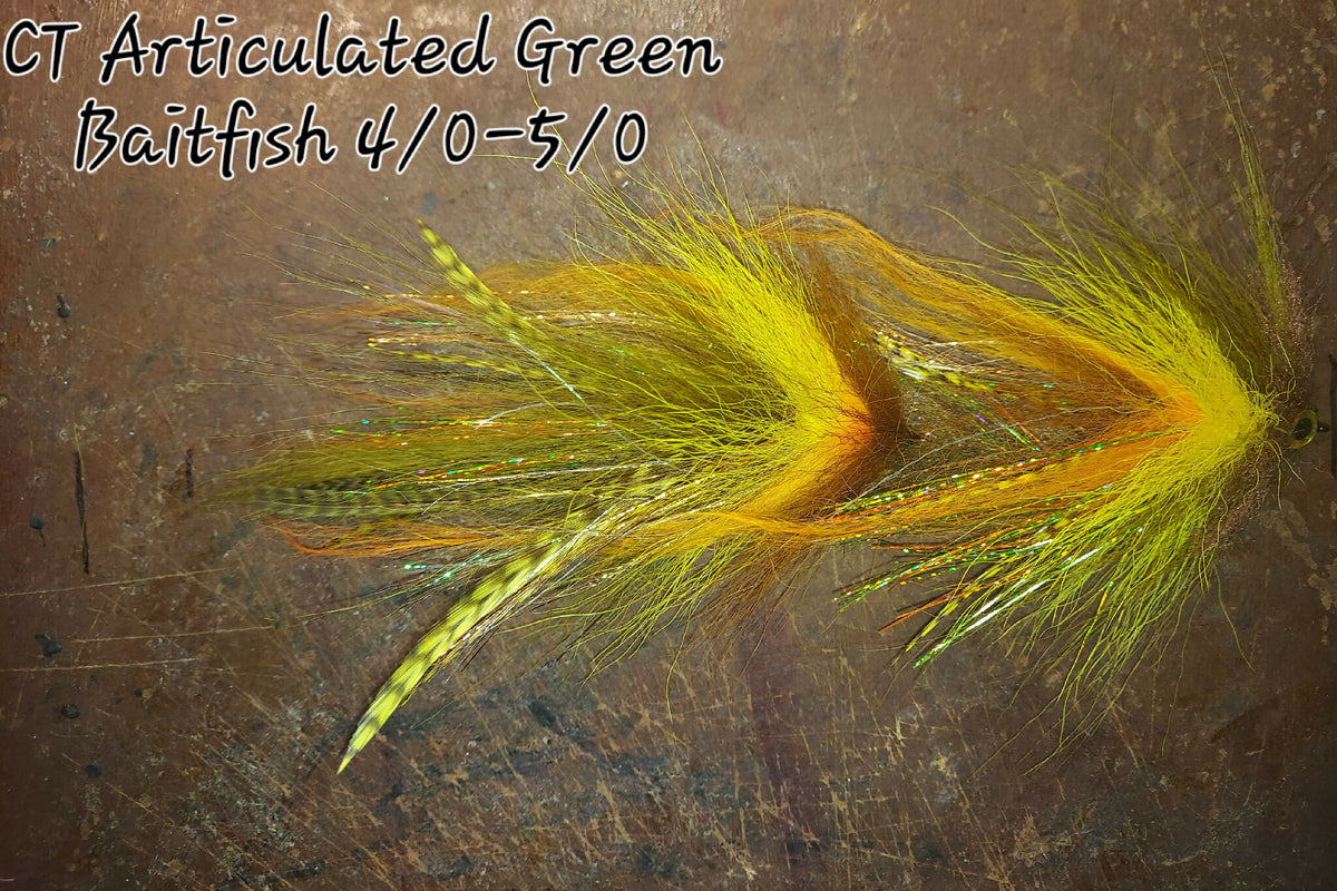 CT Articulated Green Tail Baitfish – Check Your Flies