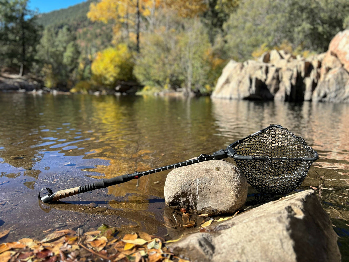 Flip & Dip Brown Model (Large)- Netrekk Foldable Landing Net – Check ...